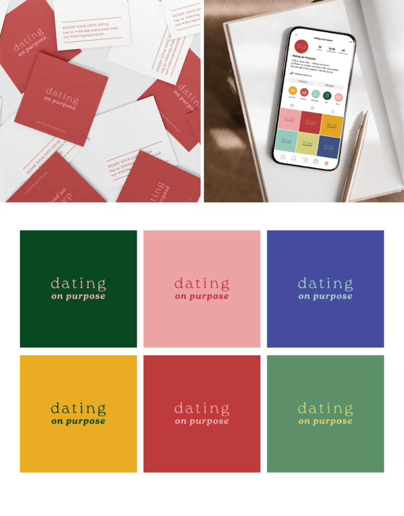Dating on Purpose Branding and Journal Design - Cindy Albanese Creative