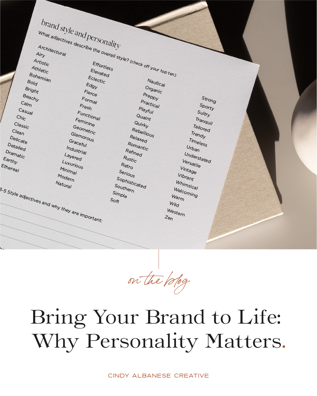 Bring Your Brand to Life: Why Brand Personality Matters - Cindy ...